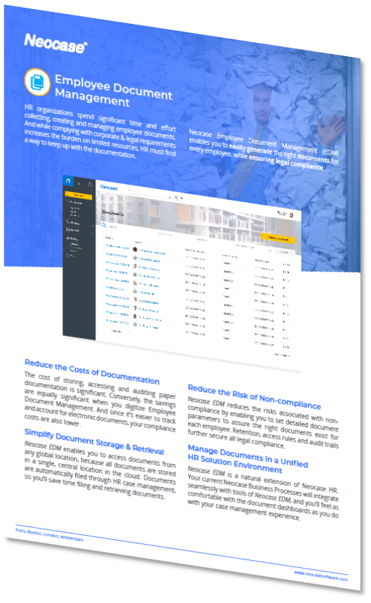 Download Neocase EDM Datasheet