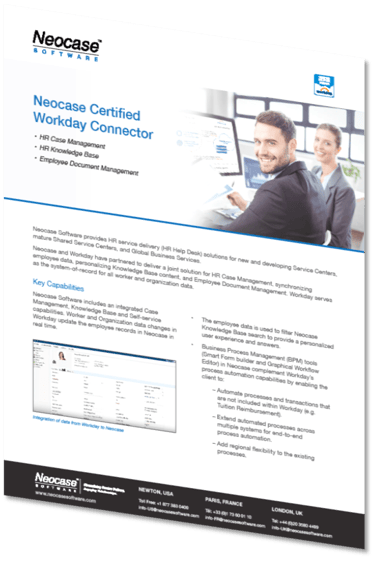 Download Neocase Workday Connector Datasheet