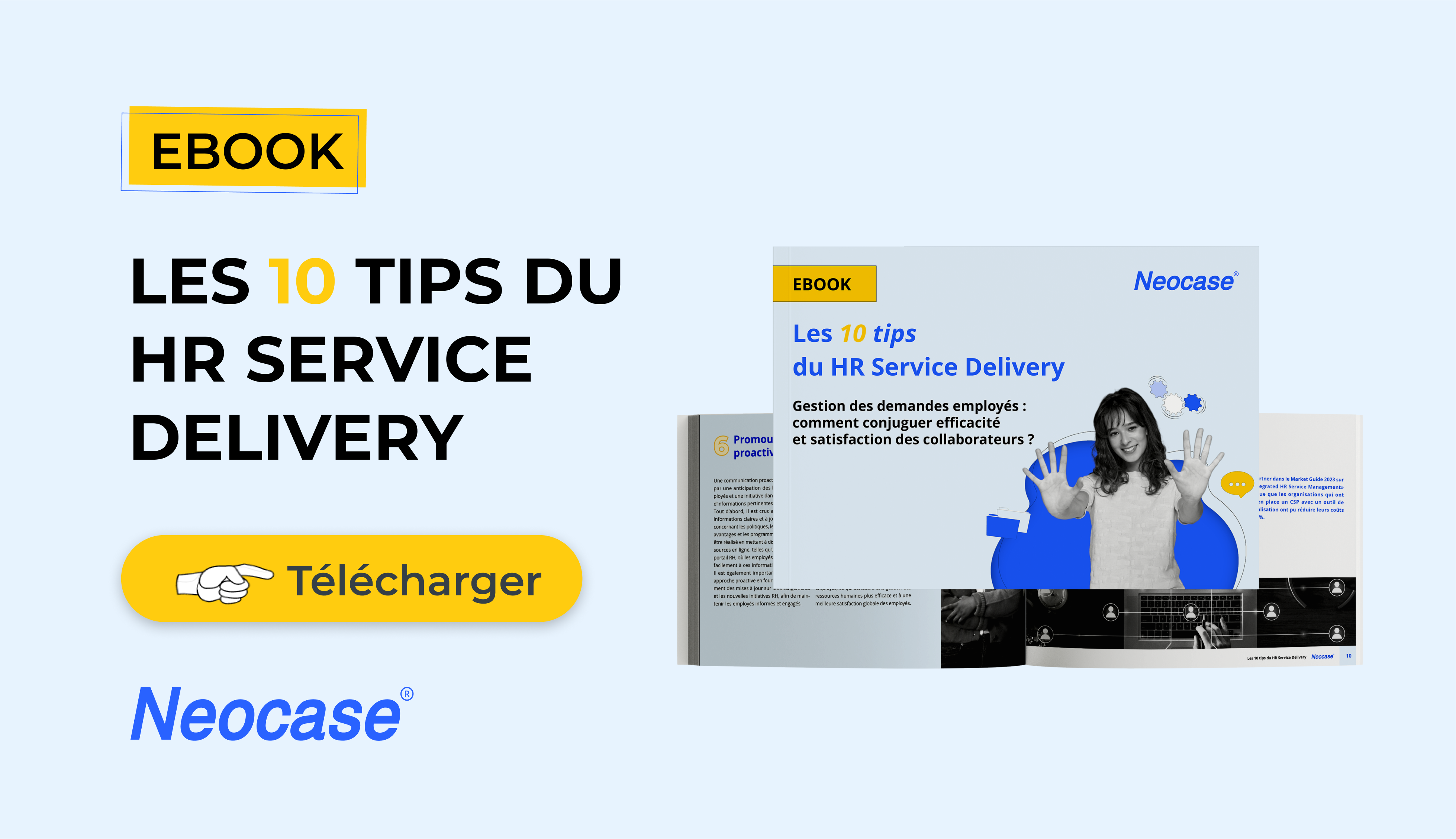 Ebook Neocase : Les 10 Tips du HR Service Delivery